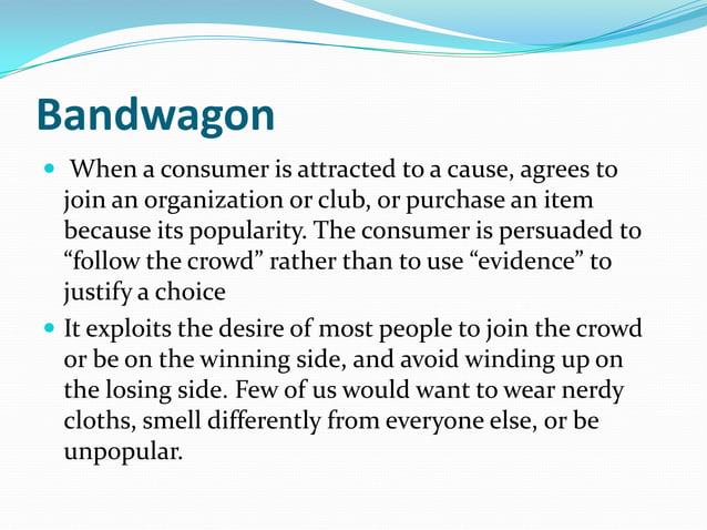 Advertising rhetoric | PPT