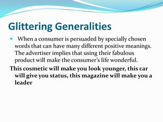 Advertising rhetoric | PPT
