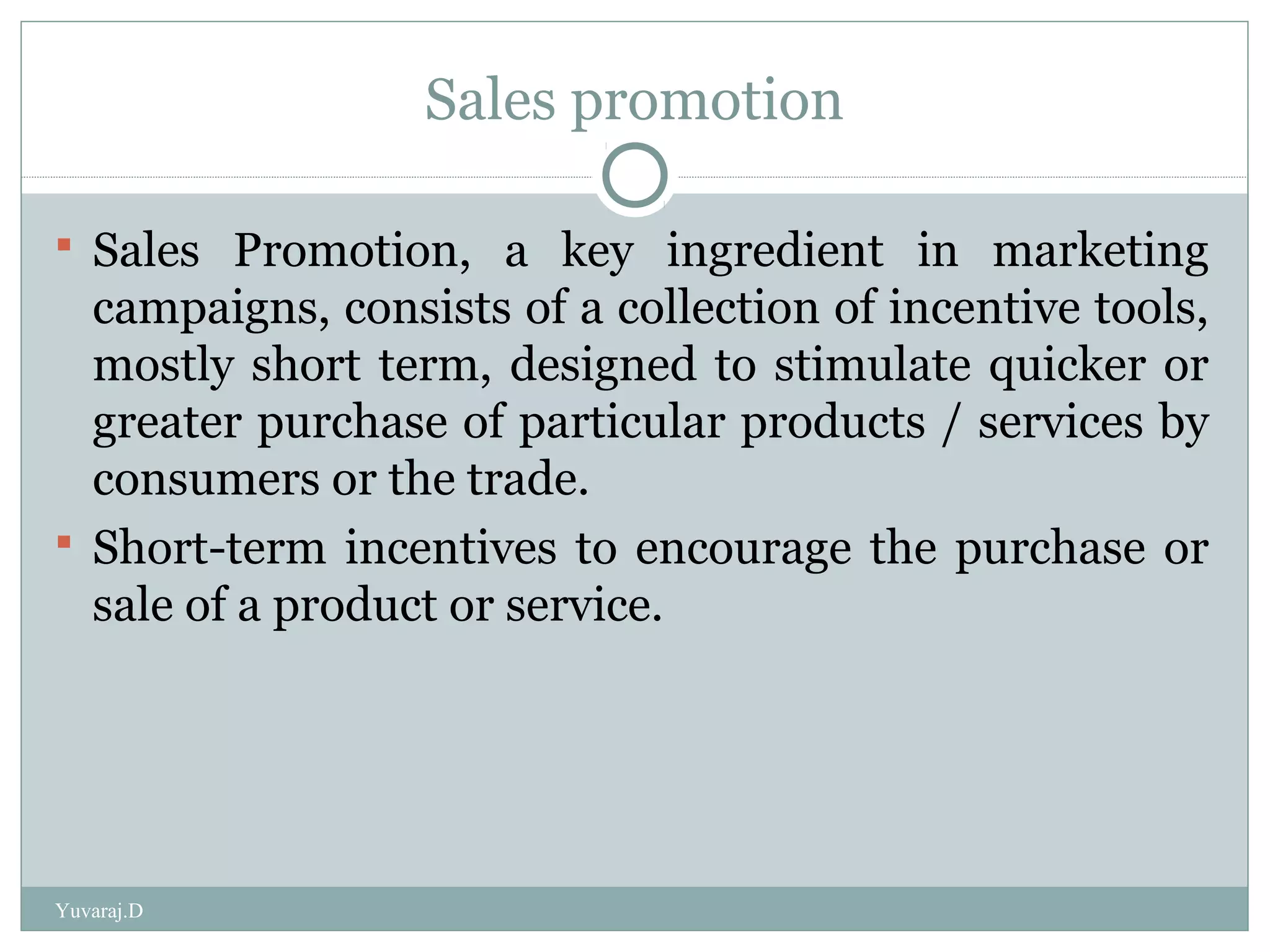 Advertising, sales promotion | PPT