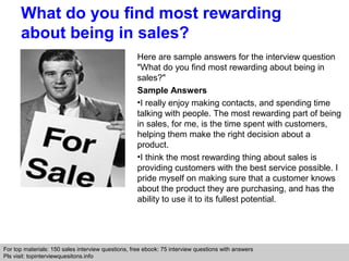 Advertising sales representative interview questions and answers | PPT
