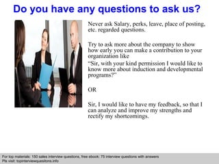 Advertising sales representative interview questions and answers | PPT