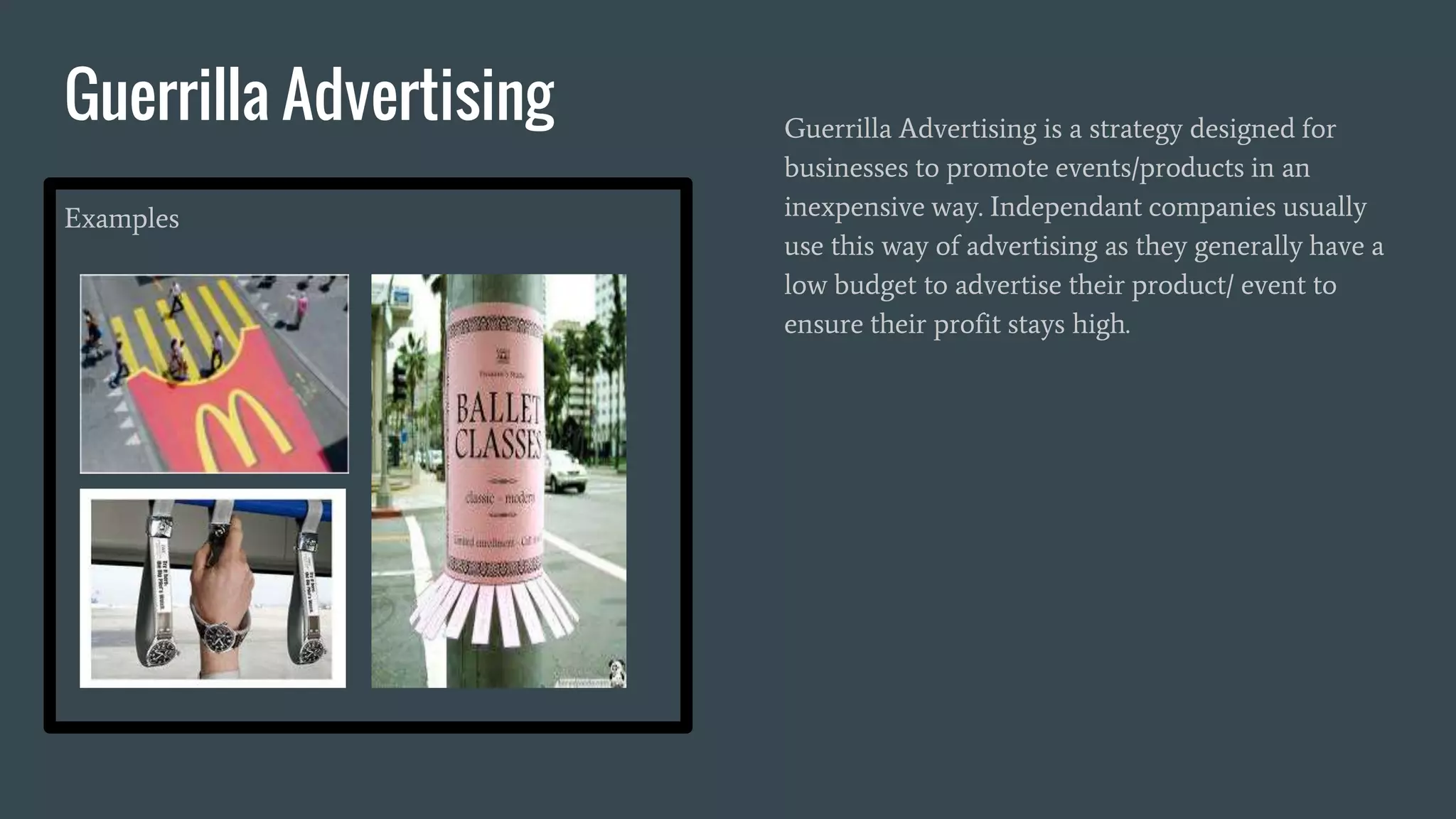 Advertising slideshow | PPTX
