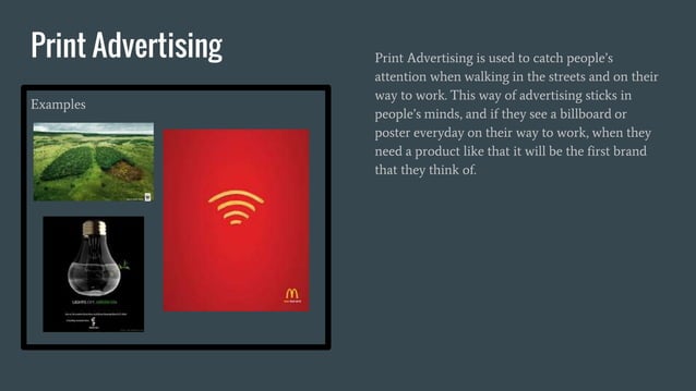 Advertising slideshow | PPT