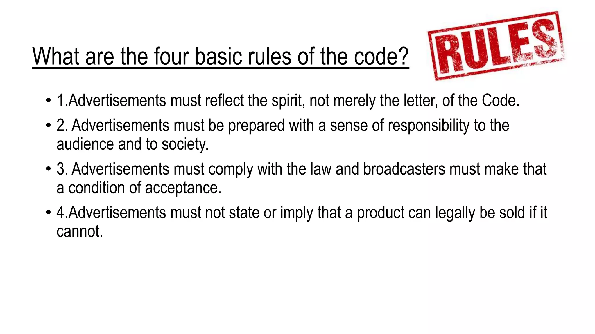 Advertising standards authority | PPTX