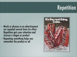 Repetition Advertisement
