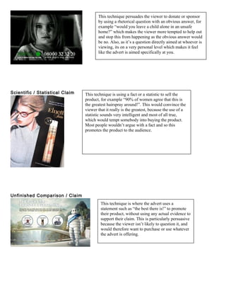 Advertising Techniques | DOC | Advertising Industry | Industries