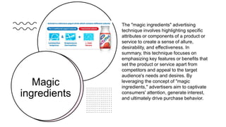 Advertising techniques Drakies grade 9.pptx