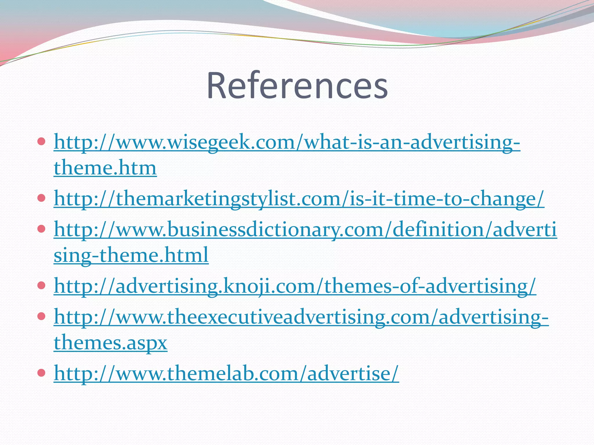 Advertising theme | PPSX