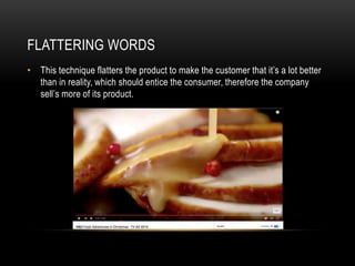 Advertising types and techniques | PPTX