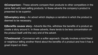 Industry Guide to the Codes and Conventions of Advertising | PPT