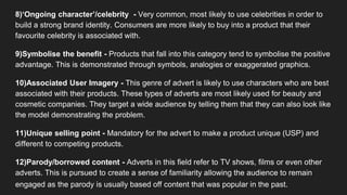 Industry Guide to the Codes and Conventions of Advertising | PPTX