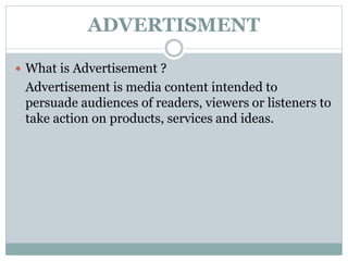 Advertisment | PPTX