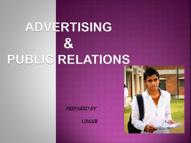 Advertisng and public relation | PPTX