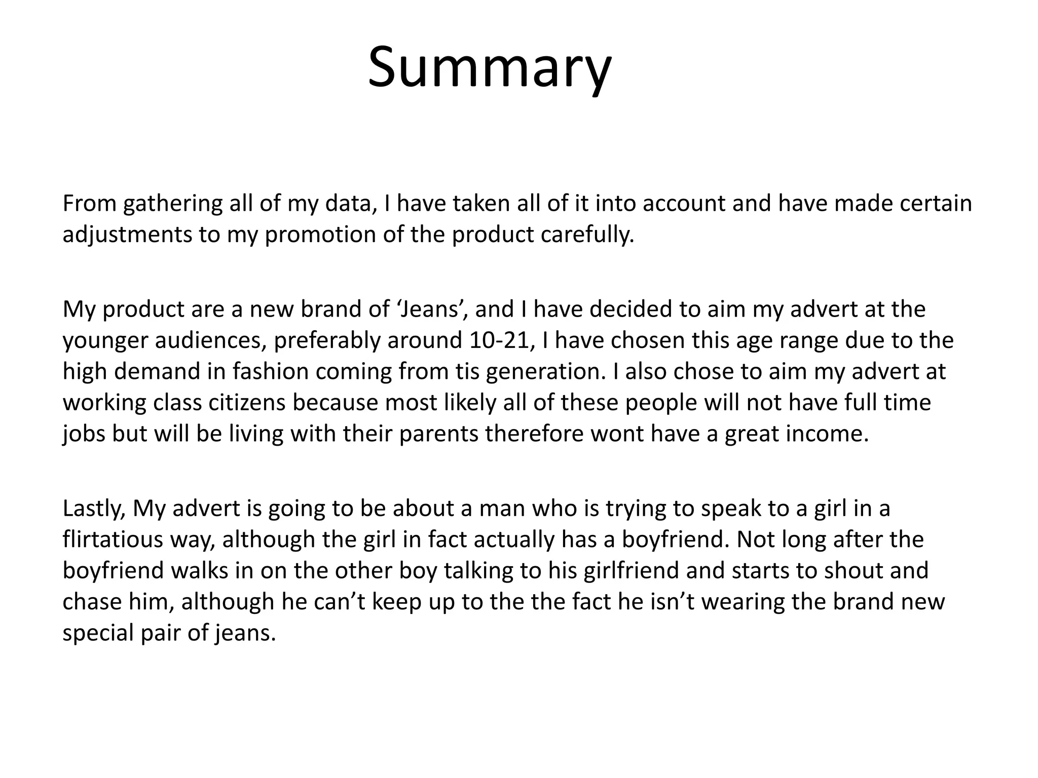 Advert pitch powerpoint | PPTX