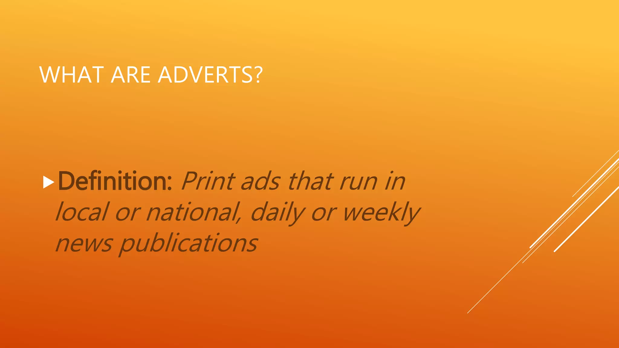 Advert research | PPT