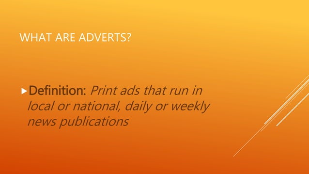 Advert research | PPT