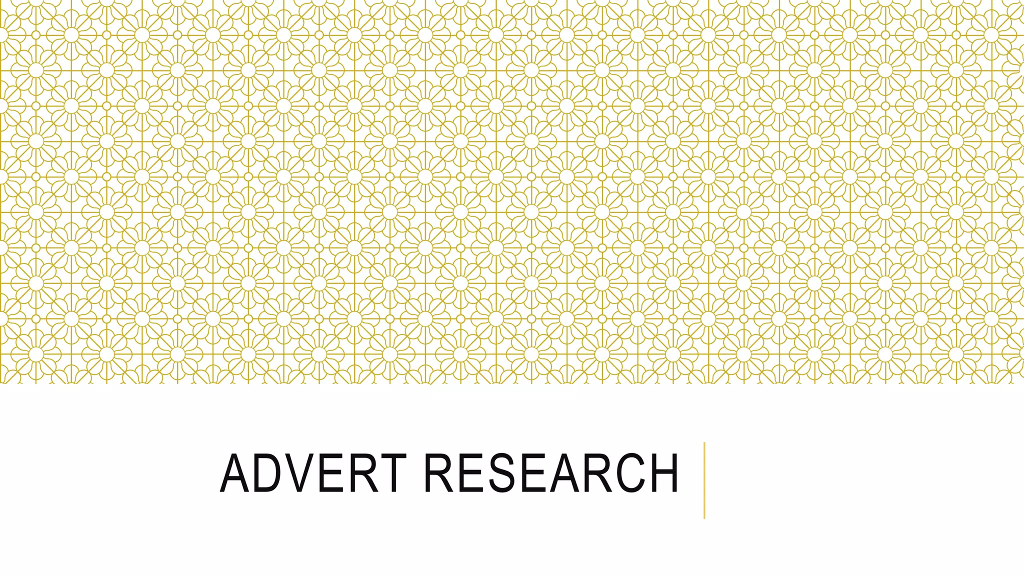 Advert research | PPT