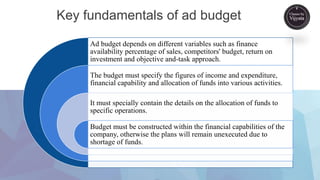 Advertsing budget | PPT