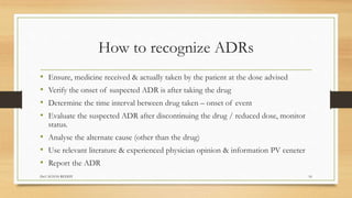 Advesre drug reaction- Types, Reporting, Evaluation, Monitoring ...