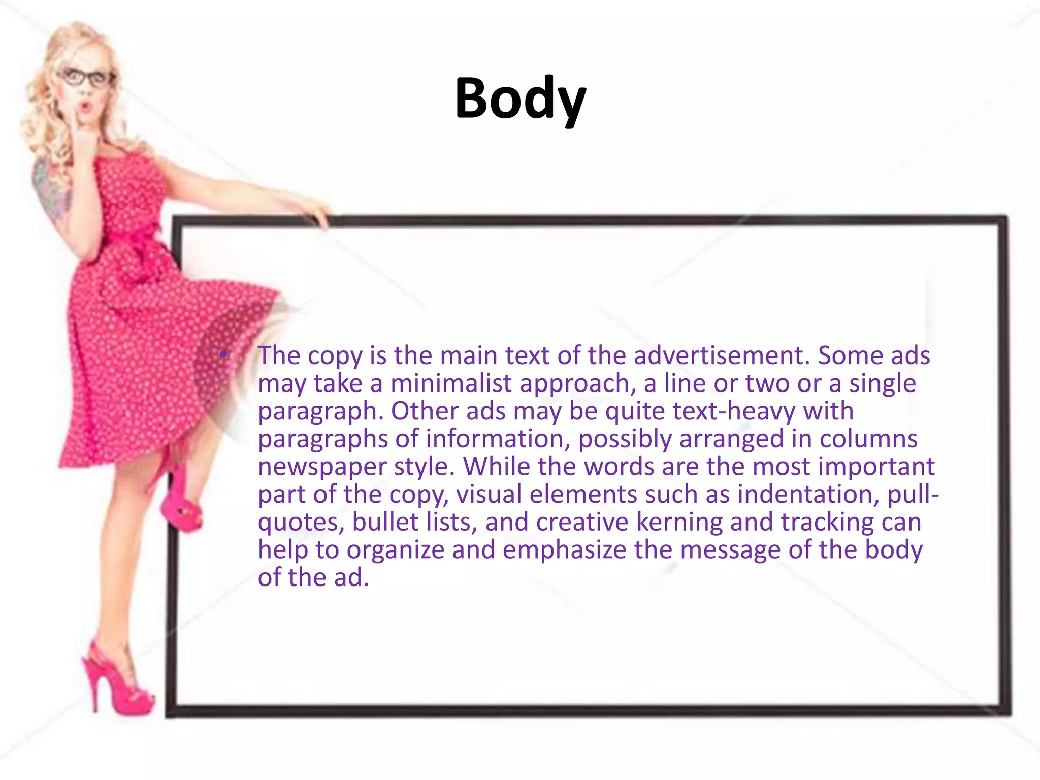 English Advertisement text | PPTX