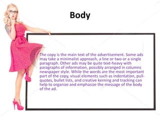 English Advertisement text | PPTX