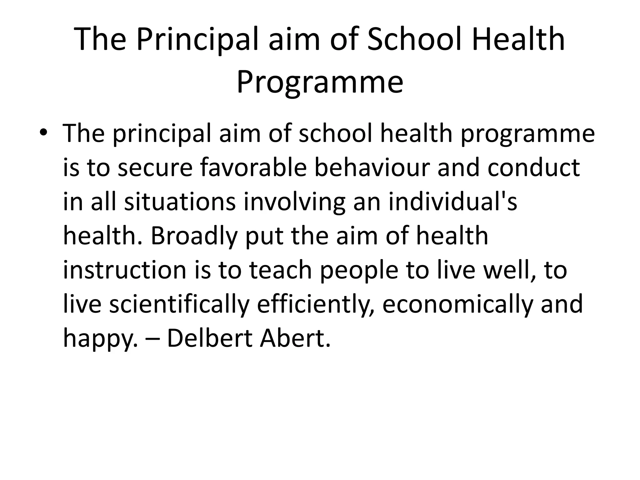 School health program | PPT