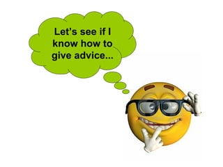 Giving advice | PPS