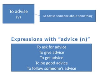 Advice | PPTX