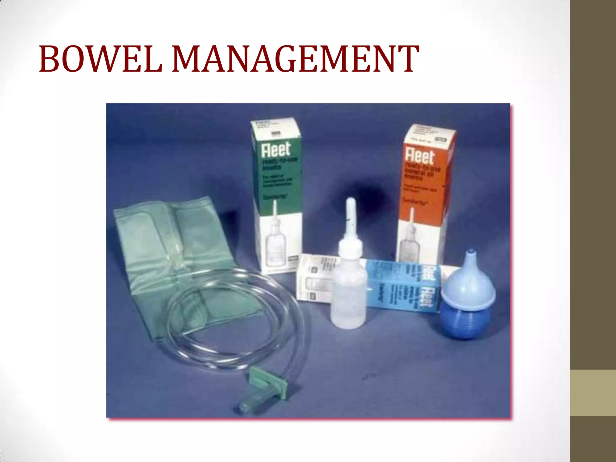 Advice for bowel continence for Spina Bifida in Children | PPTX