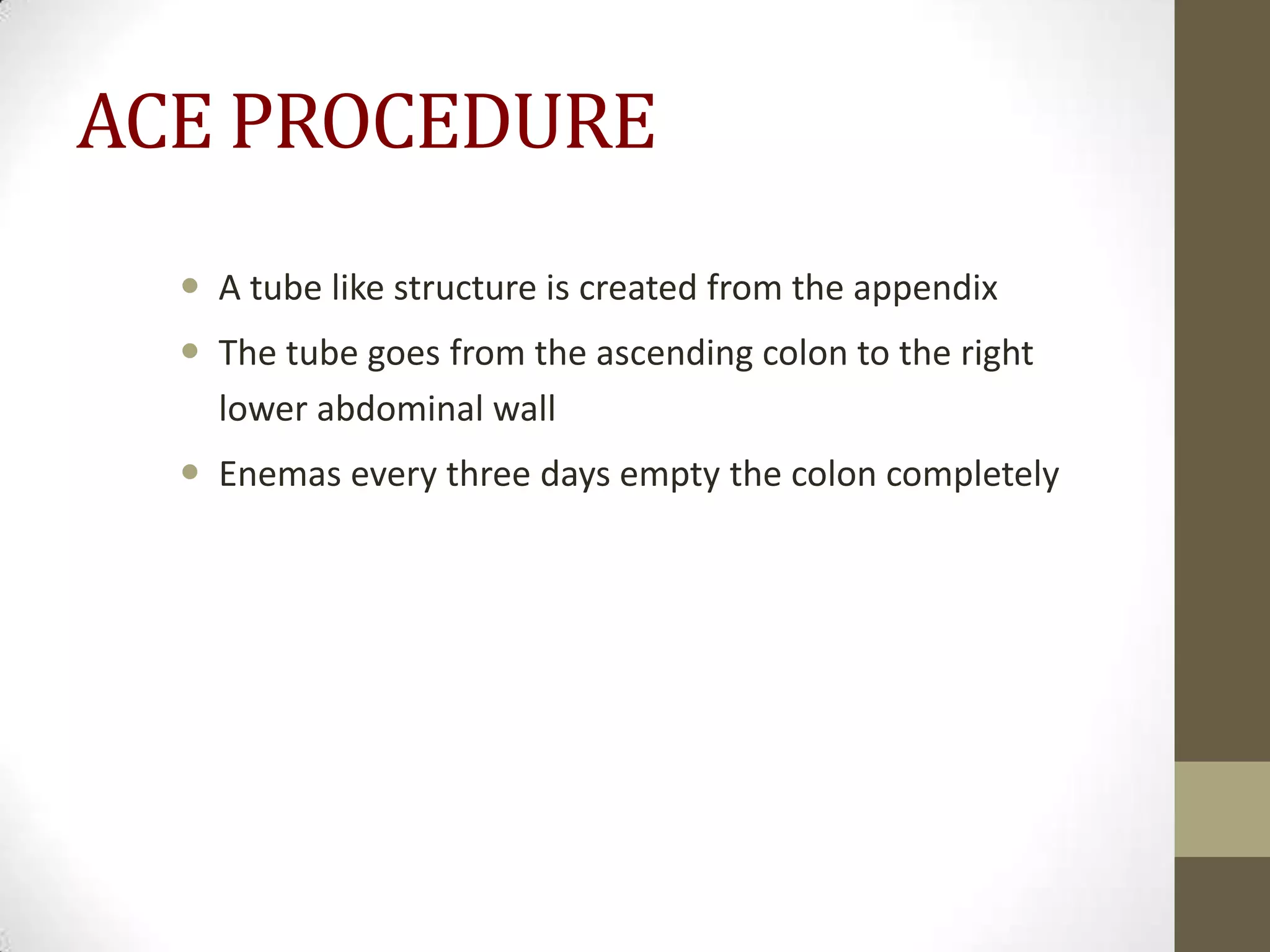 Advice for bowel continence for Spina Bifida in Children | PPTX