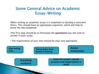 Advice on academic writing | PPT