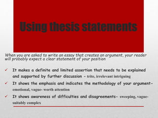 Advice on academic writing | PPT