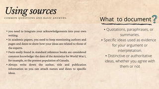 Advice on academic writing | PPTX | Homework and Study | Education