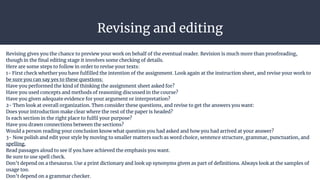 Advice on academic writing | PPT