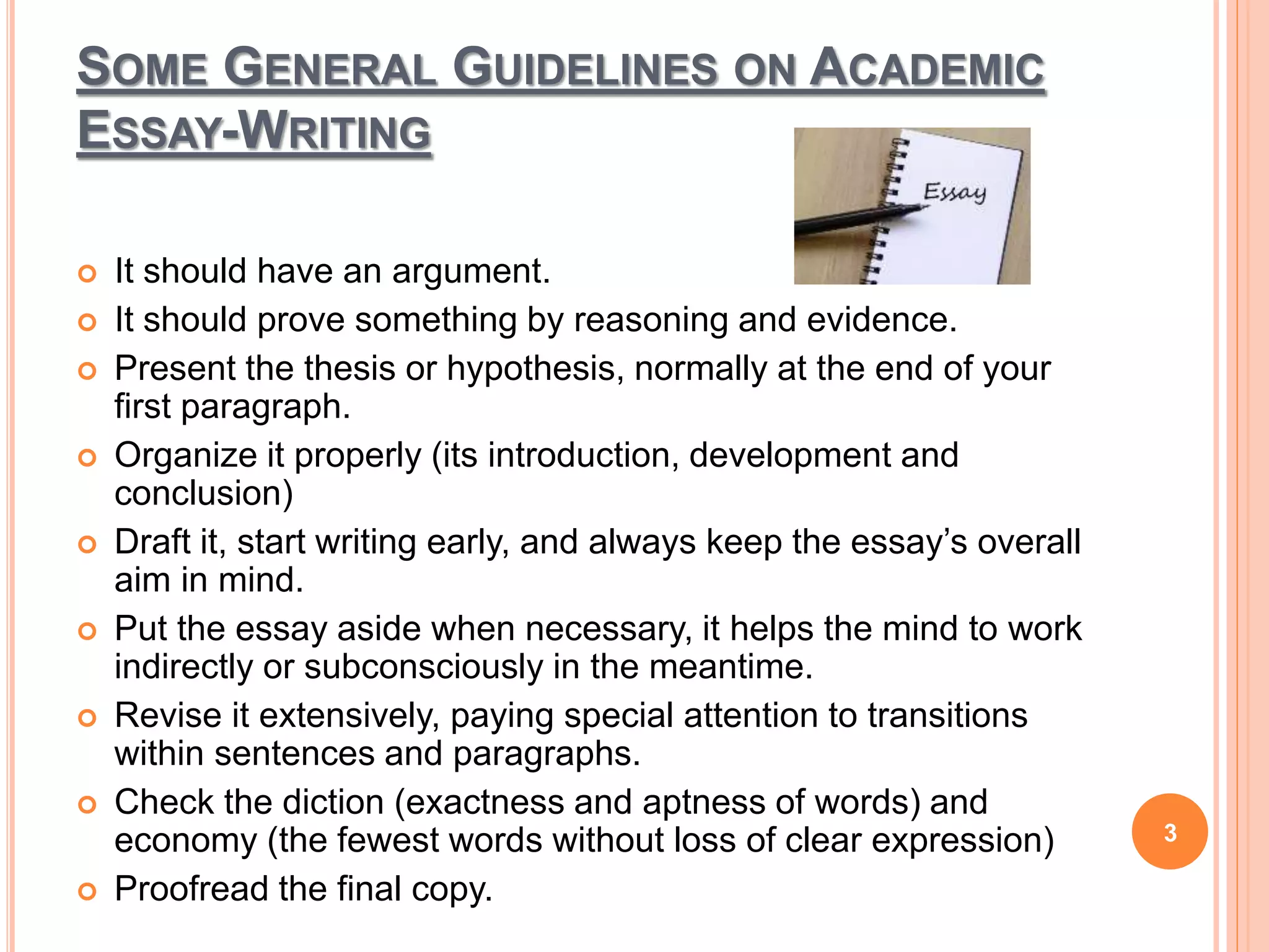 Advice on academic writing | PPTX