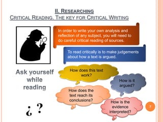 Advice on academic writing | PPTX