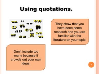 Advice on Academic Writing | PPT