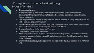 Advice on Academic Writing | PPT