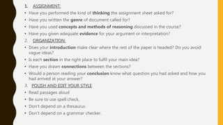 Advice on academic writing | PPT