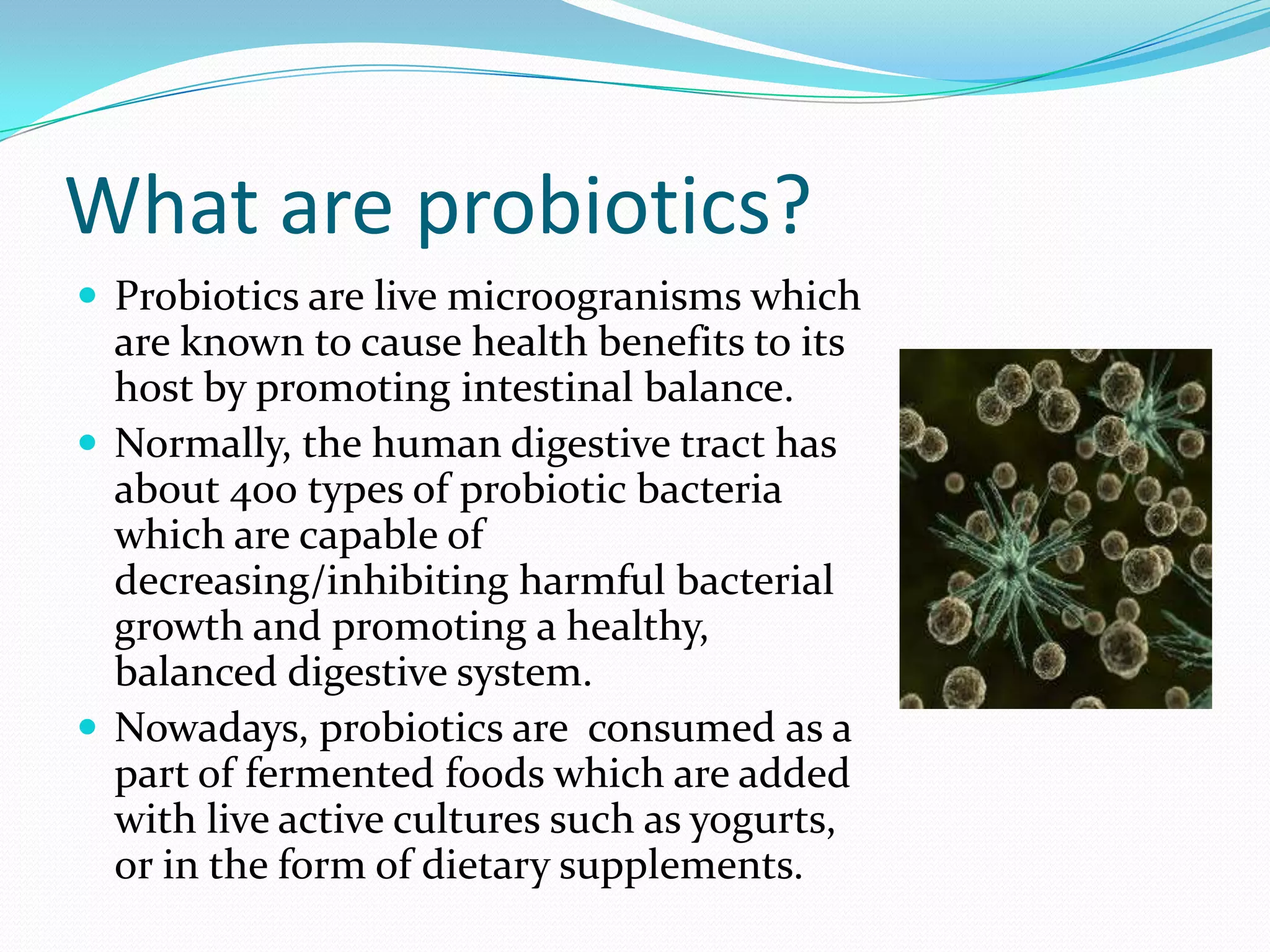 Advice on choosing a probiotic | PPTX
