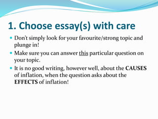 Essay writing tips for IB paper 1 | PPTX