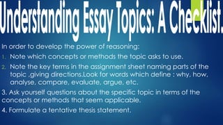 Advice In Academic Writing | PPT
