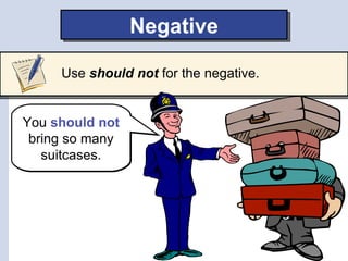 Advice, should, shouldn't, ought to, had better, and had better not | PPS