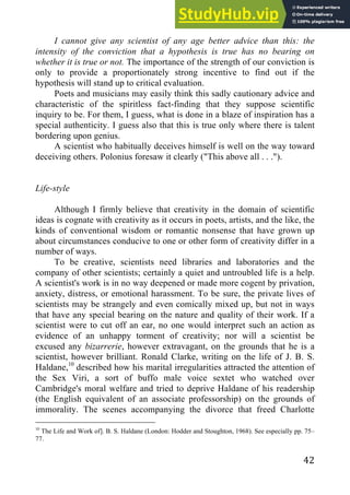 Advice To A Young Scientist | PDF