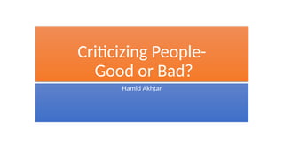 Advice vs Criticism which one is good and not.pptx