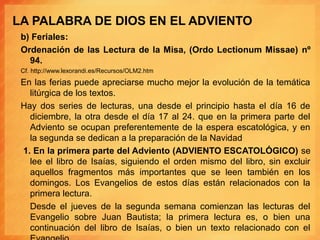 Adviento historia y catequesis | PPS