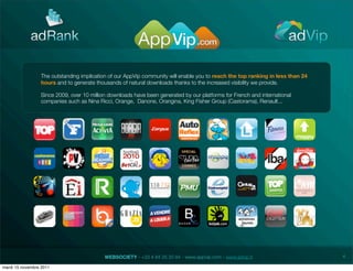 AdVip presentation-en | PDF | Operating Systems | Computer Software and Applications