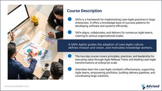 Leading SAFe - Course Overview | PPT