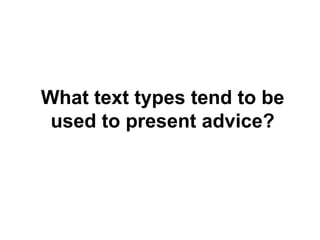 Advisory writing | PPT