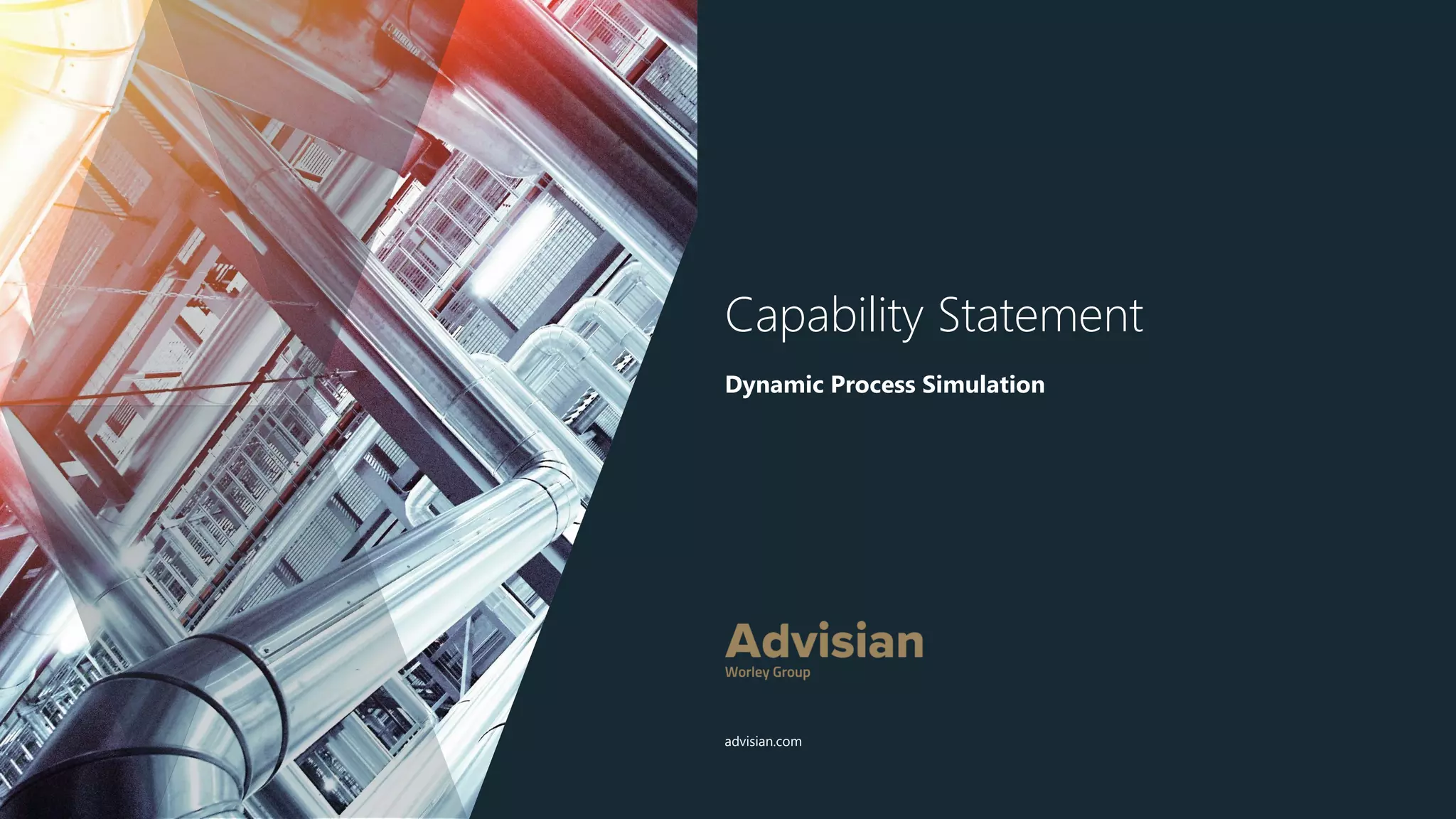 Advisian dynamic process simulation capability june 2019 | PPT